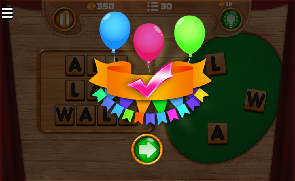 Play game Word detector - 123 free puzzle game for kids