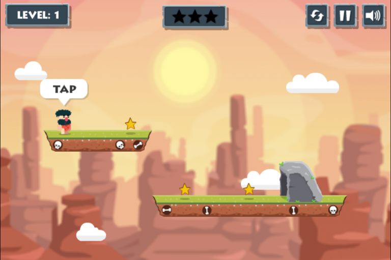 Play game Caveman adventure - Free online fun games
